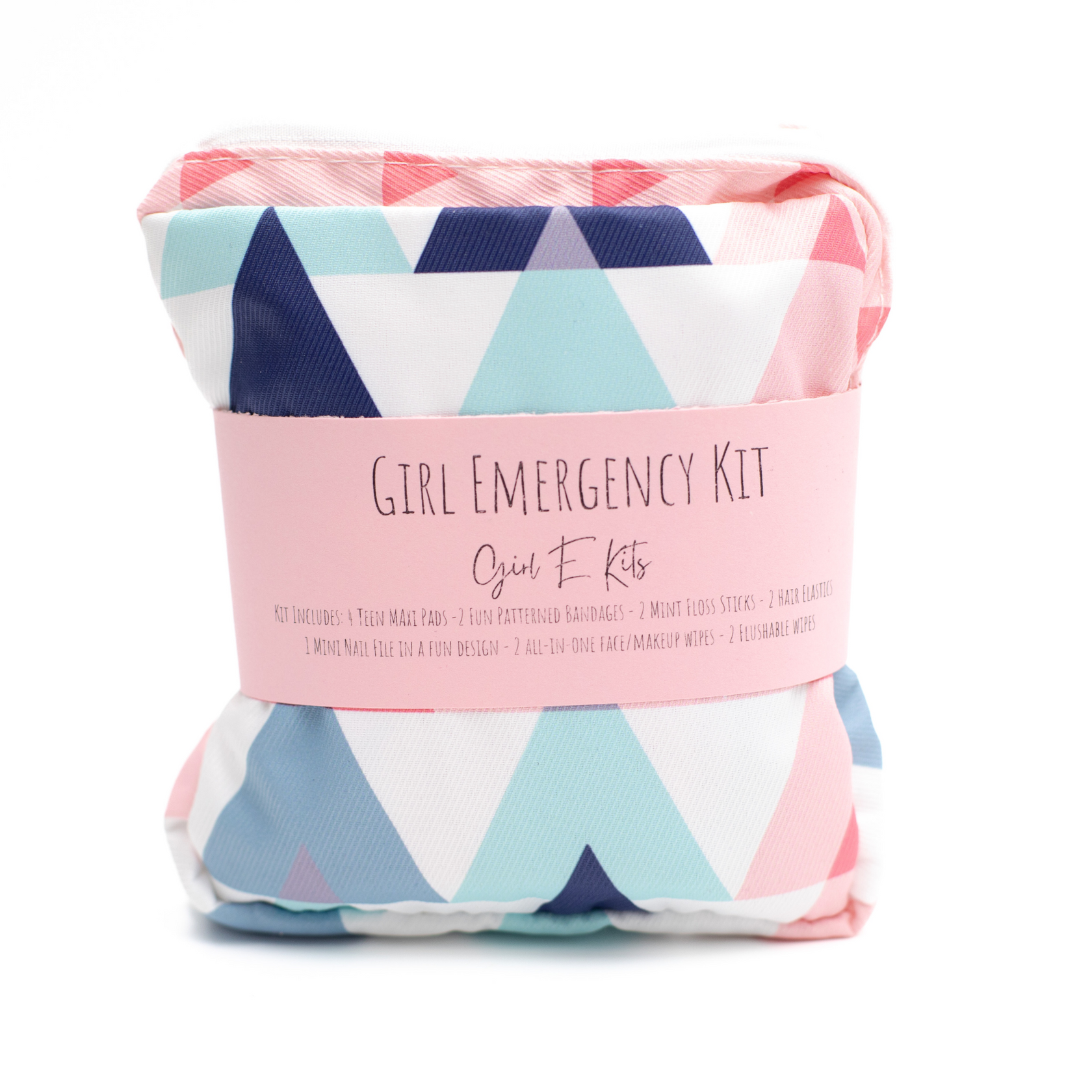 Tween Kit - Pink Triangles - First Period Kit for Girls – Girl E Kits